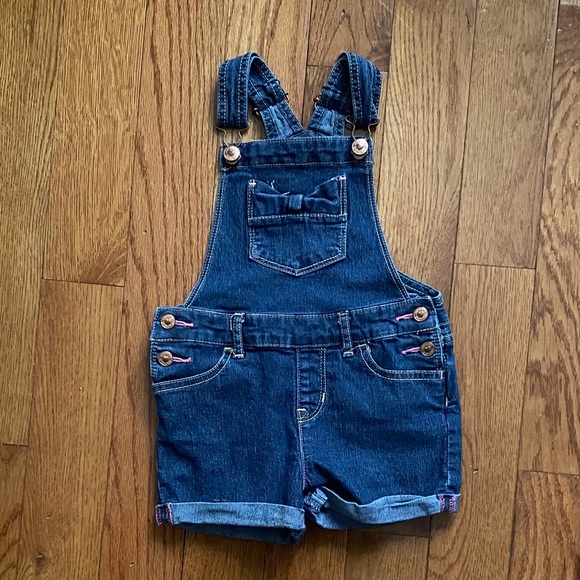 Jordache | Bottoms | Jordache Dark Blue Kids Overalls With Bow Detail ...